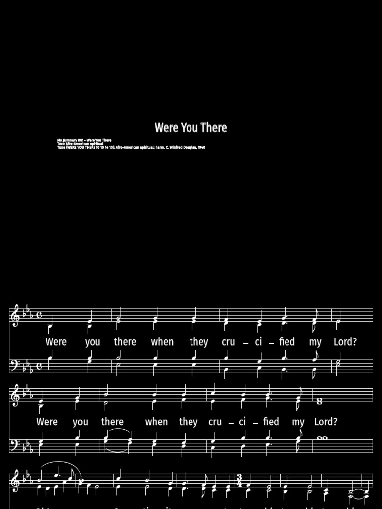 Were You There | PDF