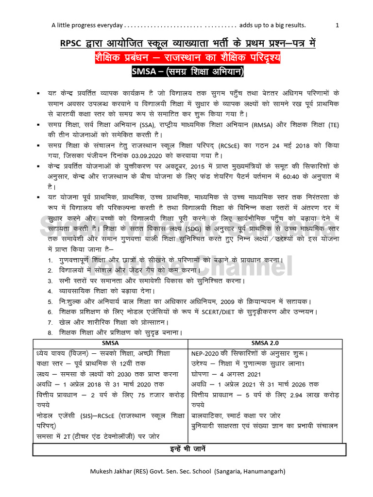 'KSF (KD Izca/Ku & Jktlfkku DK 'KSF (KD Ifjn'' :) KJK VK KSFTR Ldwy O K ( KRK HKRHZ Ds Izfke Iz ...