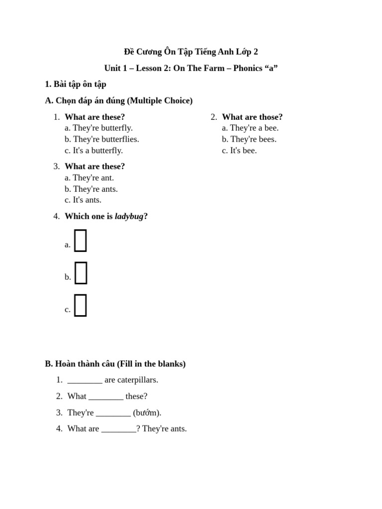 Vinh - B2 - TA2 - U1L2 - Share it 2 | PDF