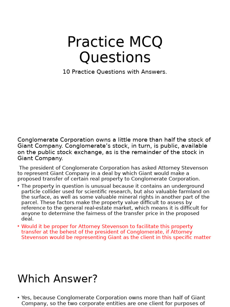 Practice MCQ Questions | PDF | Plea | Plea Bargain