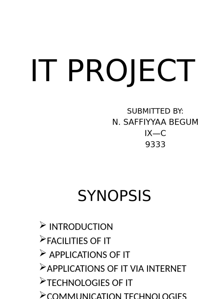 It Project | PDF