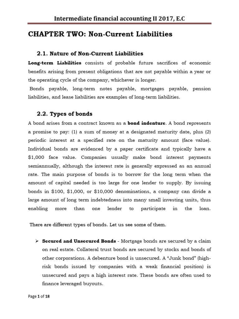 IFA II CHAPTER 2 EDITED | PDF | Bonds (Finance) | Interest