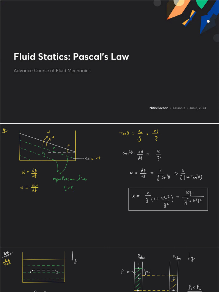 Fluid_Statics_Pascals_Law_with_anno | PDF