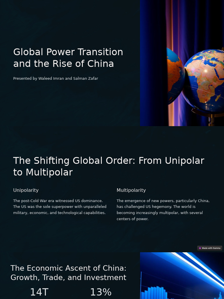 Global Power Transition and The Rise of China | PDF | Polarity ...