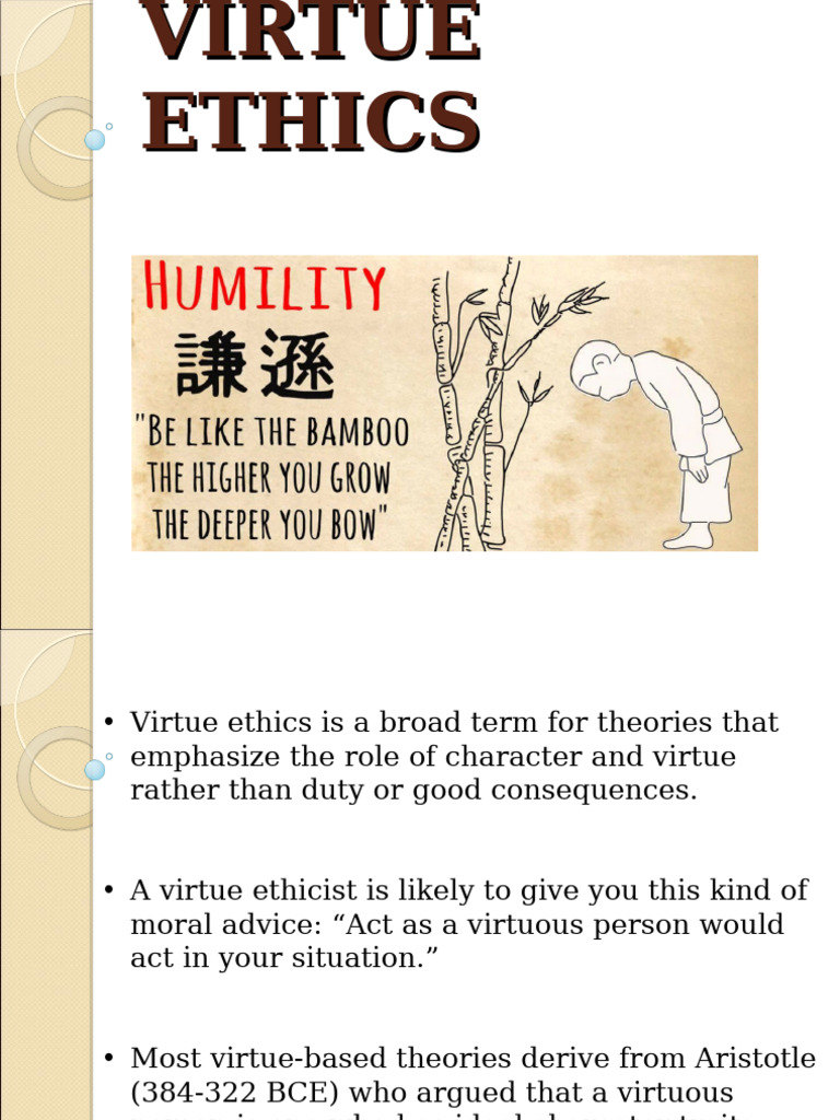 Virtue Ethics Ppt Pdf Virtue Virtue Ethics