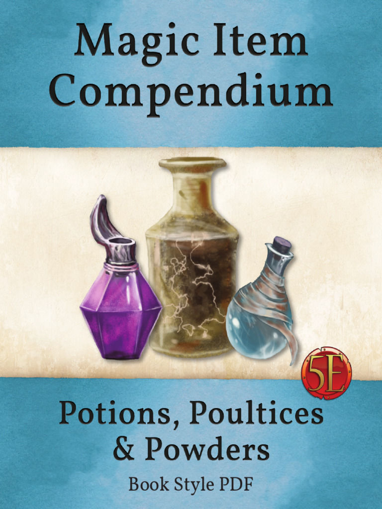 Magic Potions & Powders Guide | PDF | Copyright | License