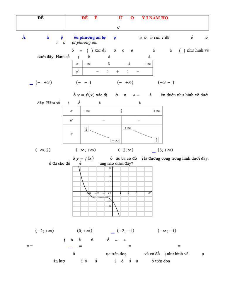 De-thi-giua-HK1-Toan-12 2 | PDF