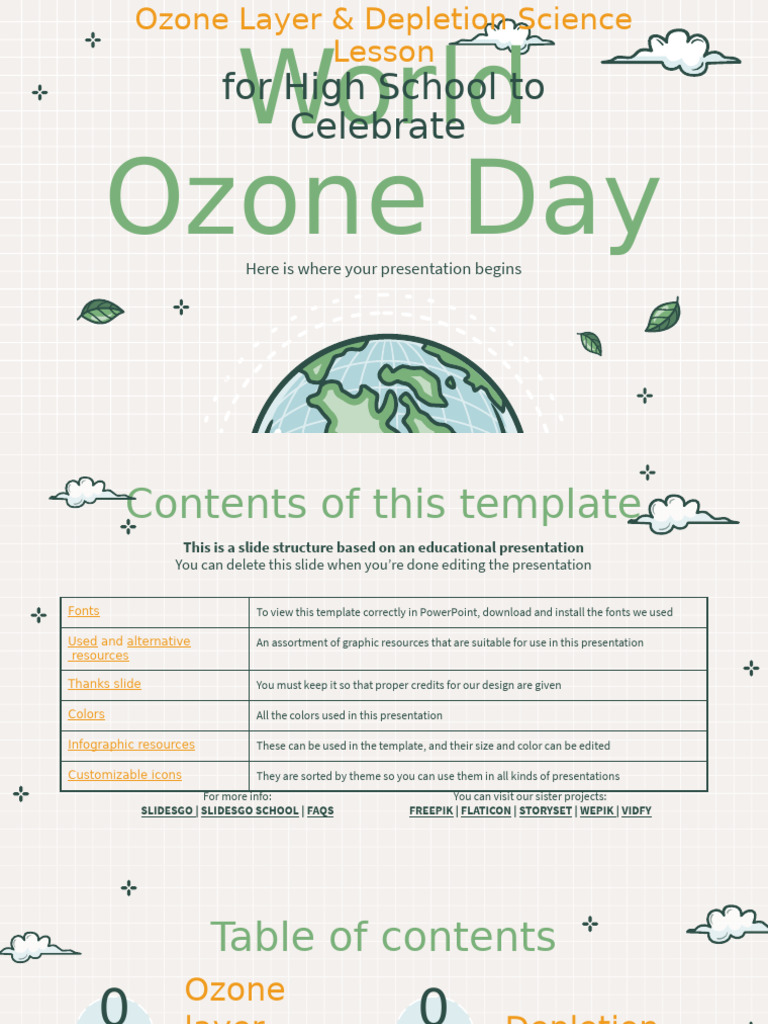Ozone Layer Depletion Lesson Plan | PDF | Planets | Sun