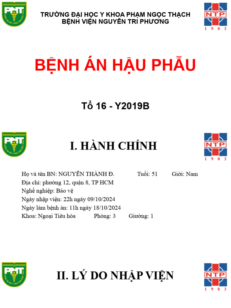 BỆNH ÁN HCC | PDF