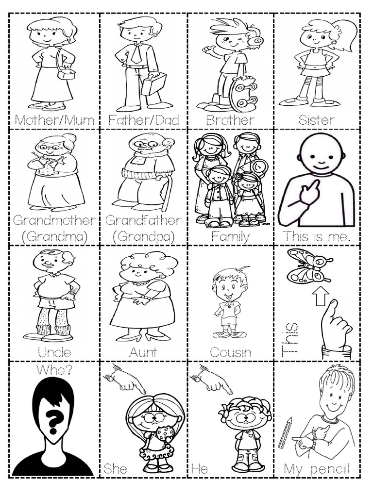 3.2. My Famiy - Pictionary (Tutku) | PDF