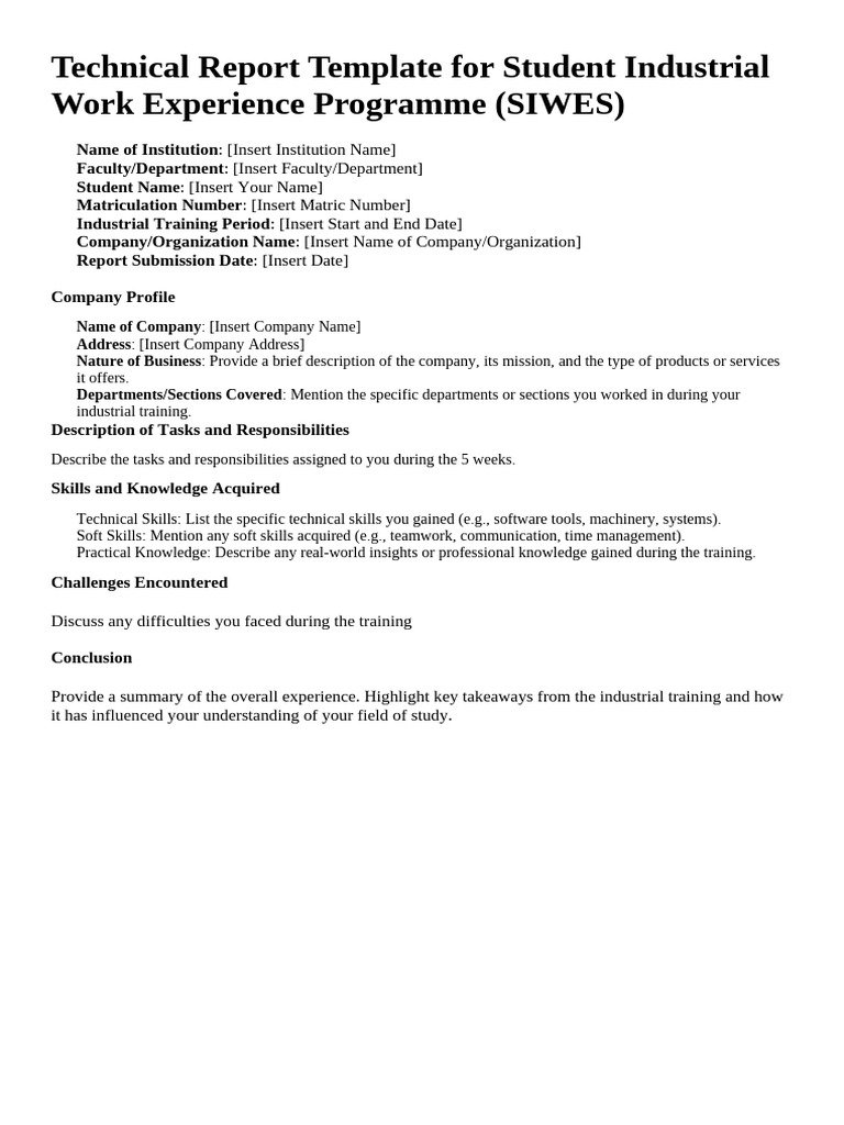 OJT Narrative Report Template | PDF