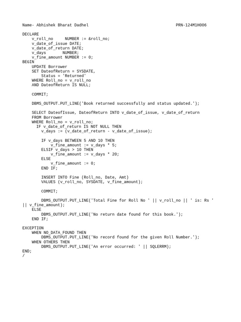 Assignment 12 SQL | PDF Assignment 12 SQL | PDF