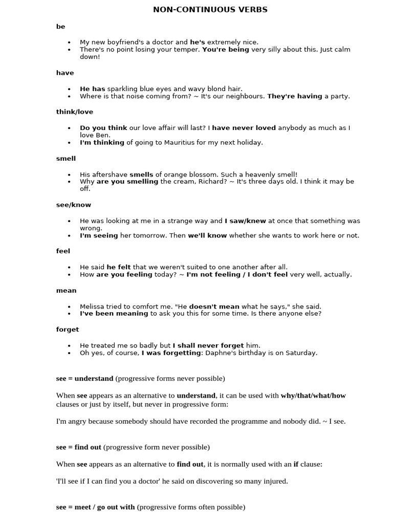 non-continuous | PDF | Linguistics | Syntax