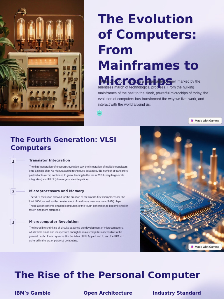 1 3 The Evolution of Computers From Mainframes To Microchips | PDF ...