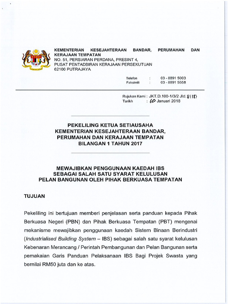 Penggunaan_Kaedah_IBS_Sebagai_Syarat_Kelulusan_Pelan_Bangunan_oleh_PBT | PDF