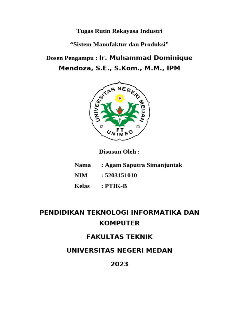 Makalah Rekayasa Industri | PDF