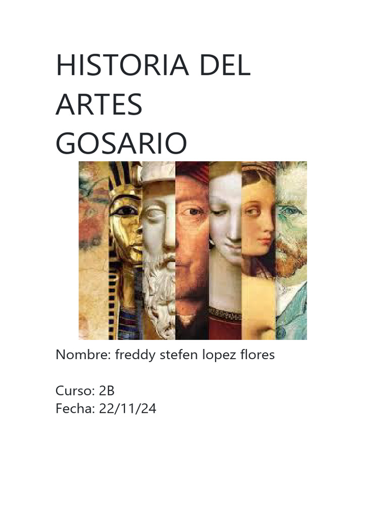 HISTORIA DEL ARTES | PDF | Encendiendo