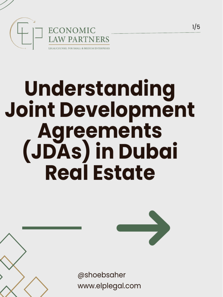 JDAs in Dubai Real Estate Explained | PDF | Risk | Financial Risk