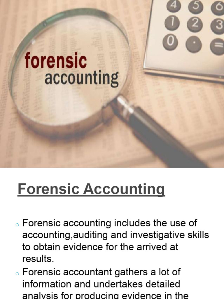 Forensic Accounting: Roles and Benefits | PDF