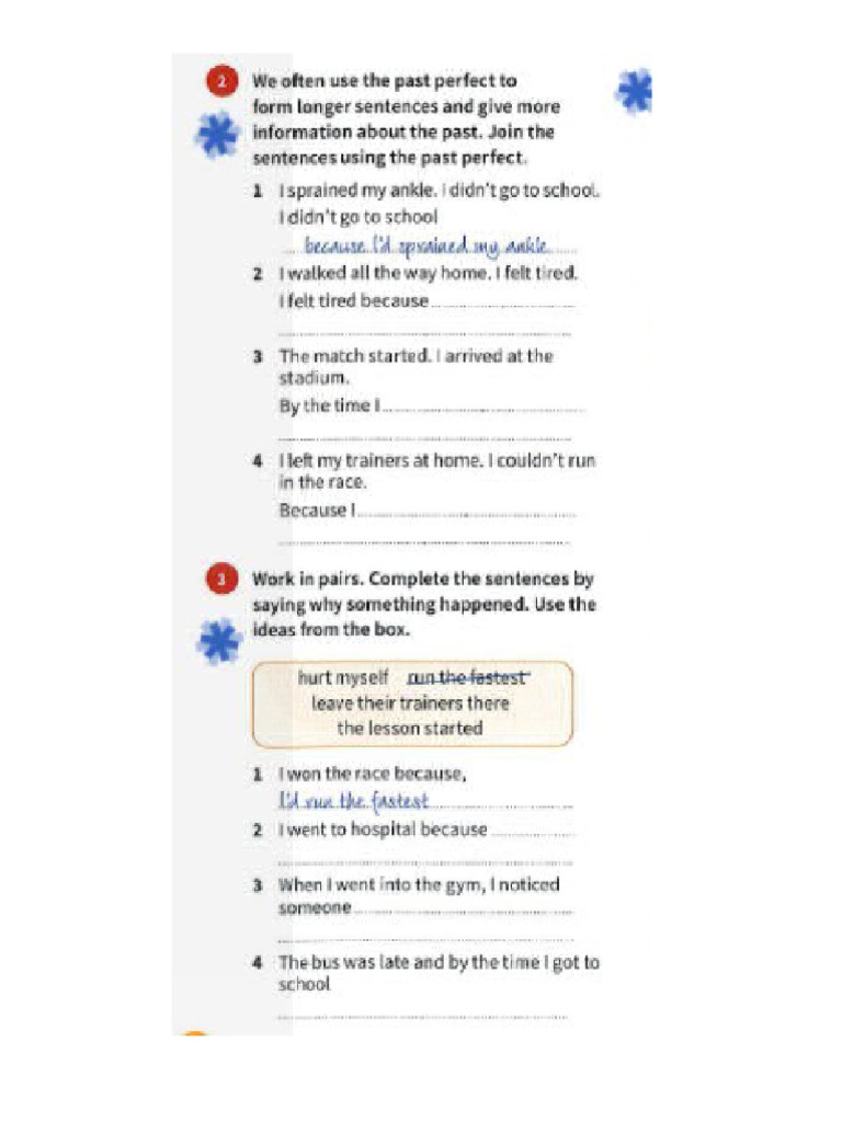 U9 - Past Perfect Tra Bai | PDF