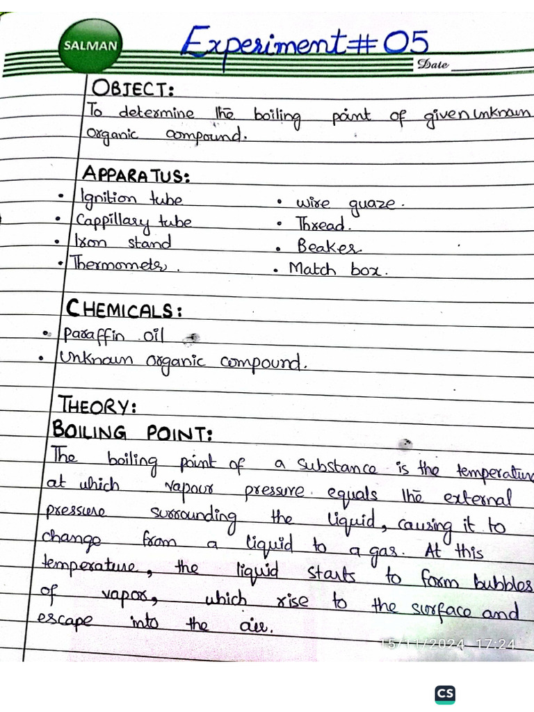 Chemistry Practicals | PDF