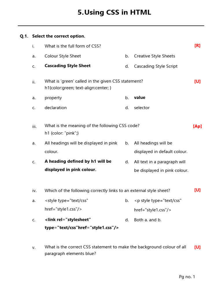1732606097011.AS_WS_G7_Ch 5_Using CSS in HTML | PDF | Html | Html Element