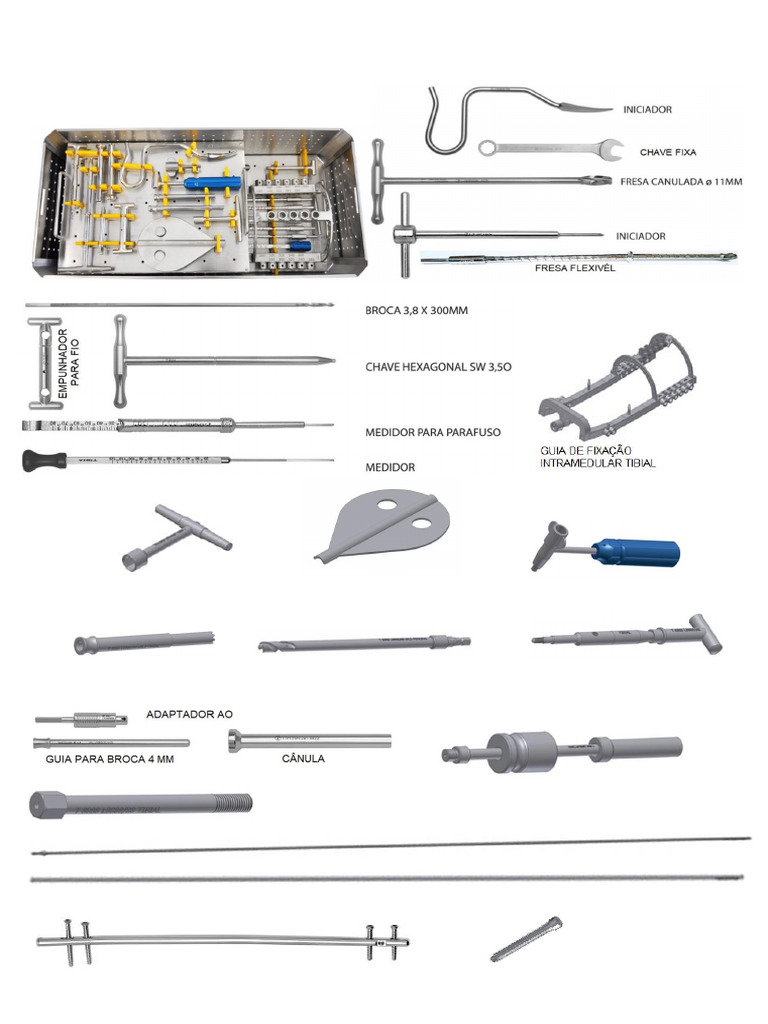 Equipamentos para Cirurgia de Tibia | PDF