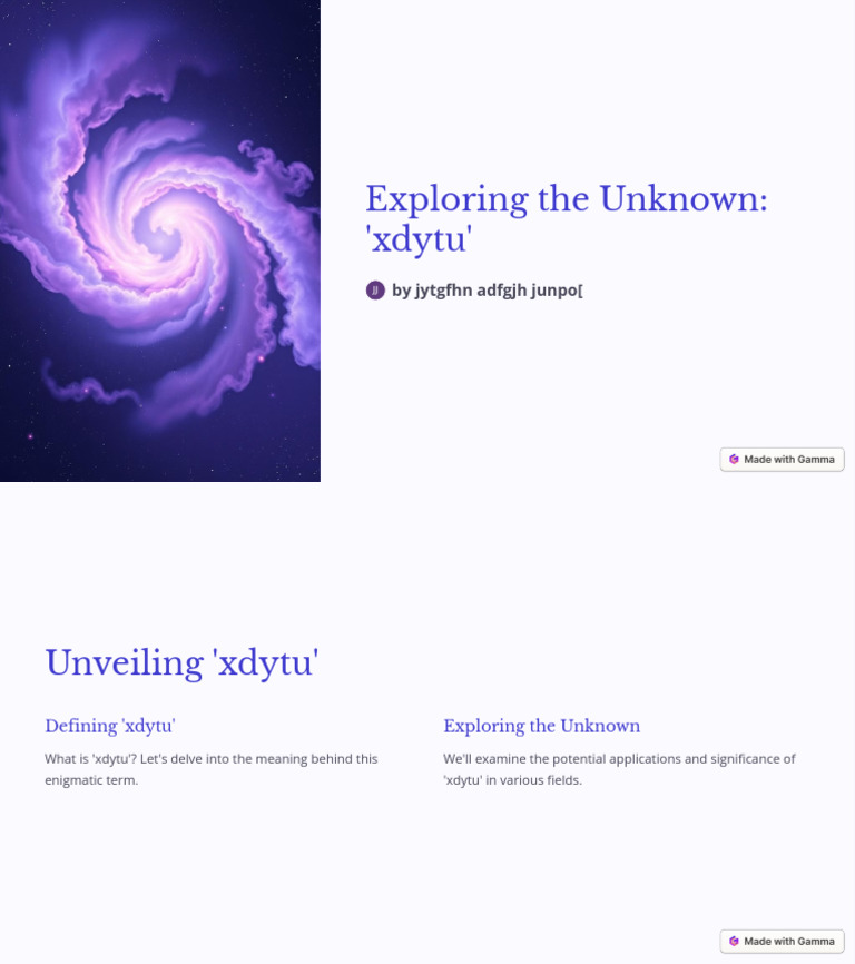 Exploring The Unknown Xdytu | PDF