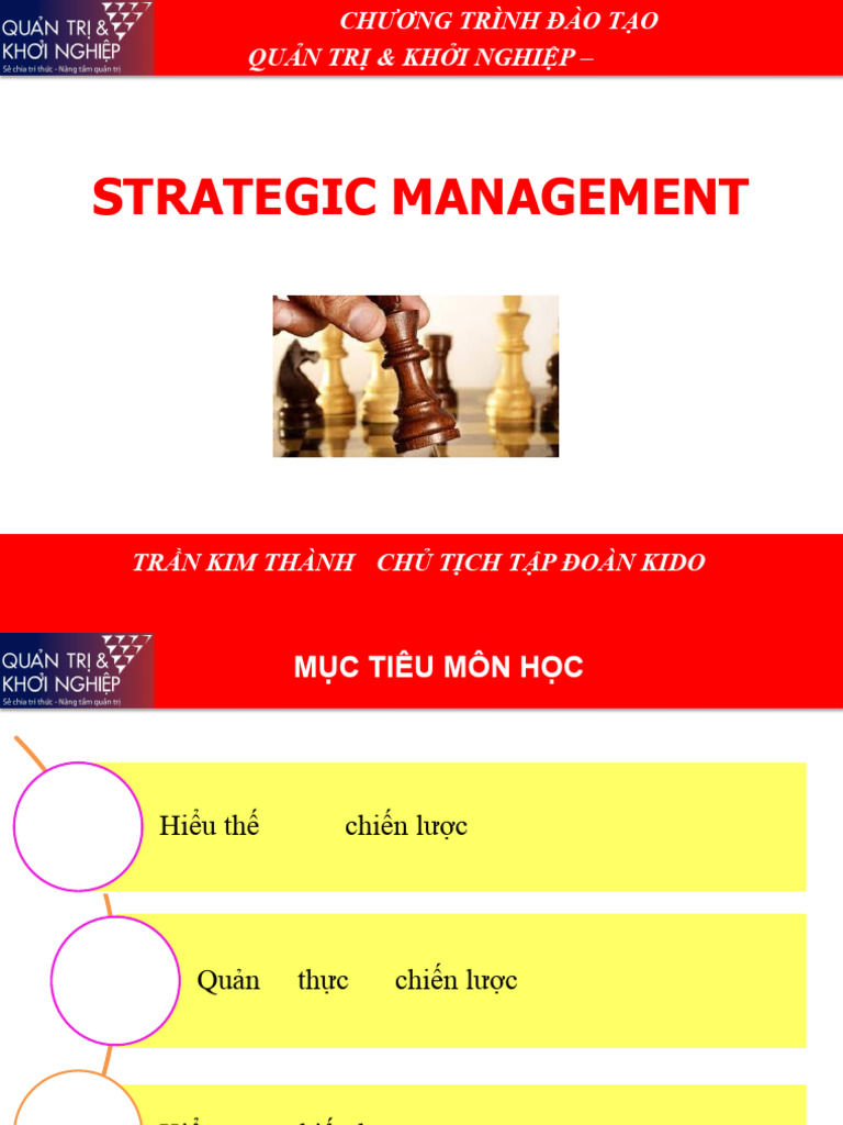Strategic Management - QT&KN - Ceo 8 - Gui | PDF