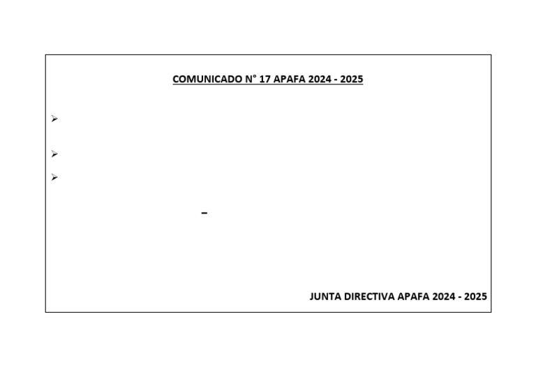 Atención APAFA y Constancias 2024-2025 | PDF