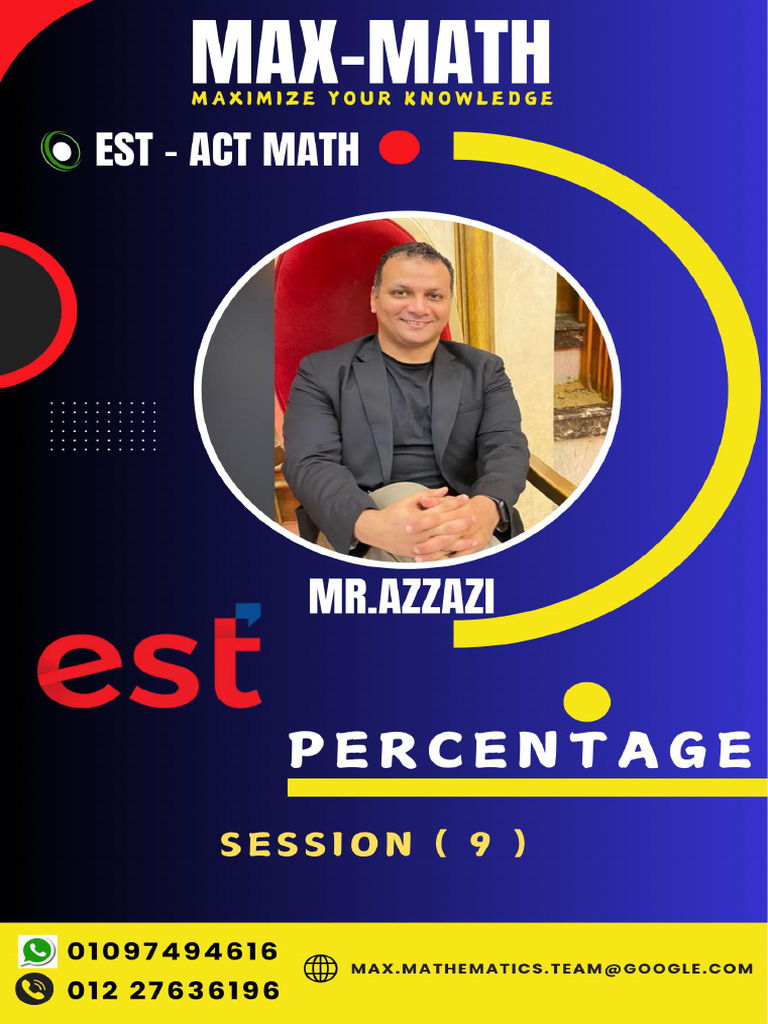 EST 1 Math Session 9 HW | PDF | Economies