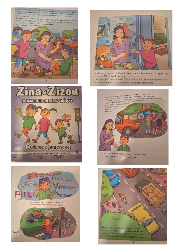 Zina Et Zizou Passent Le Permis Piéton | PDF