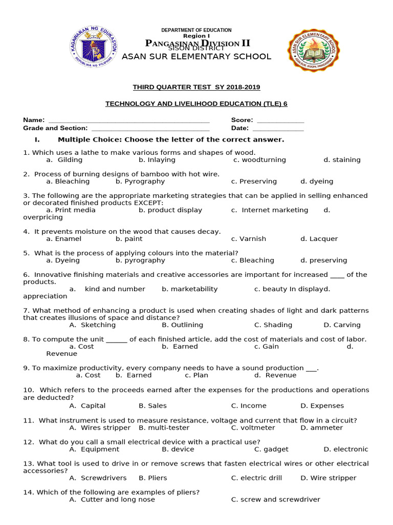 EPP6 IA Q3 2018 2019 Cristy A | PDF | Waste | Recycling