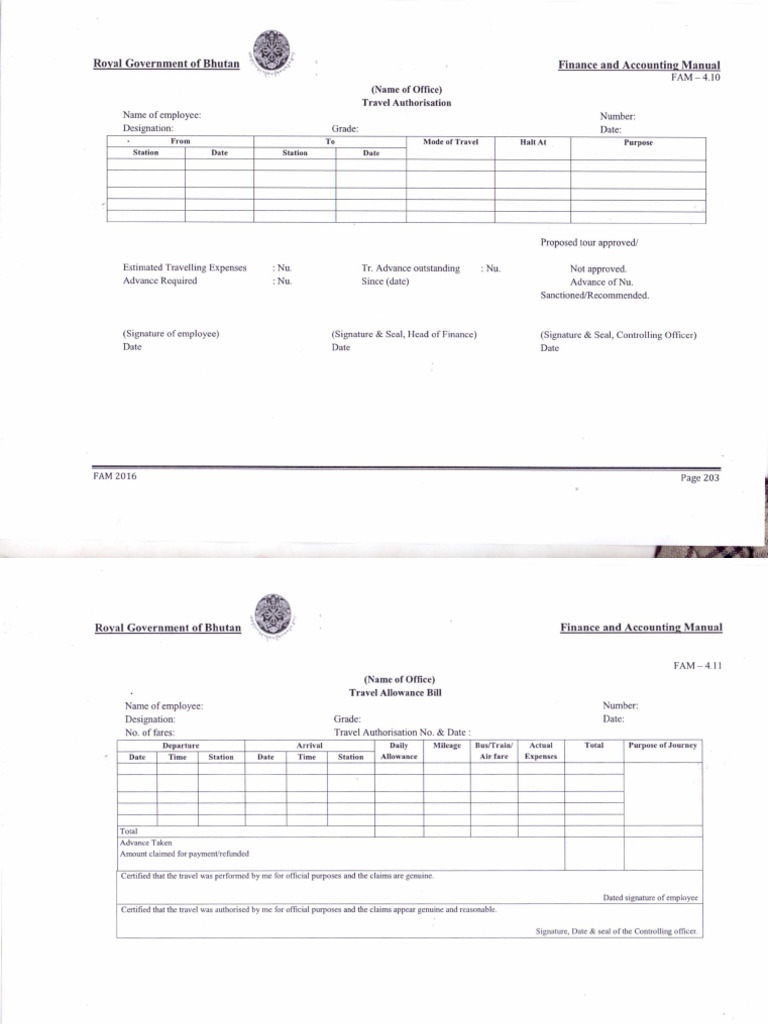 TADA Form | PDF
