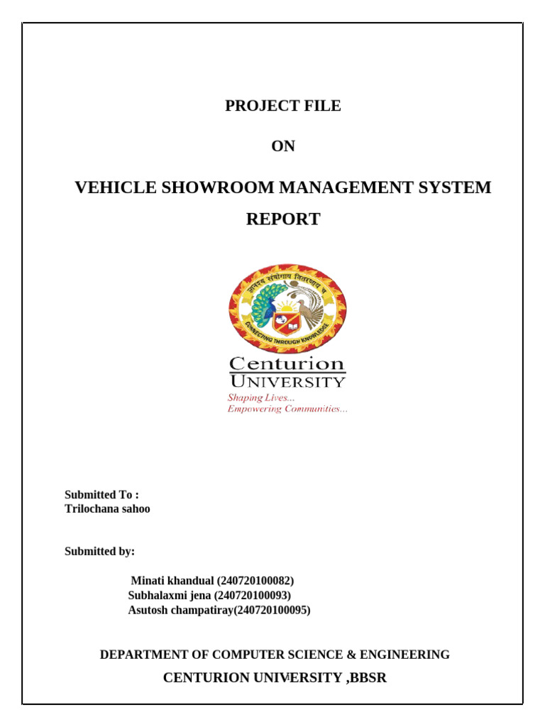 PYTHON PROJECT VEHICLE MANAGEMENT SYSTEM FINAL[1] | PDF | Model–View ...