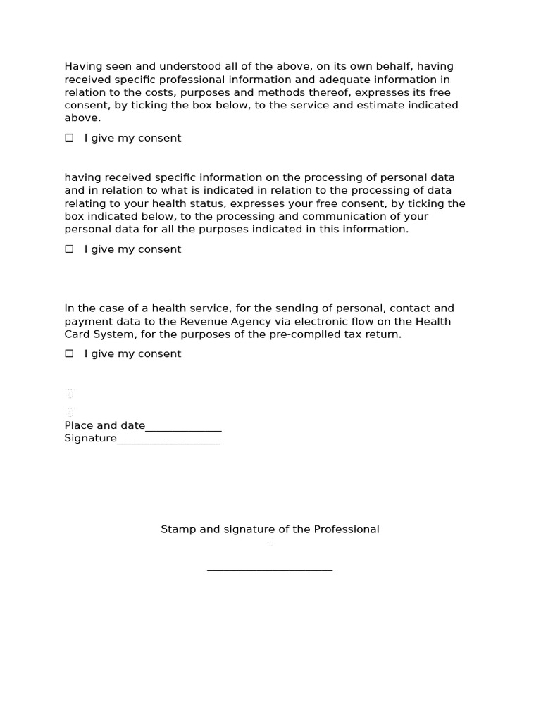 Informed Consent Sign Sheet | PDF