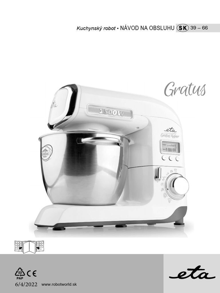 Manual Eta Gratus Kalibro Sk Rw | PDF