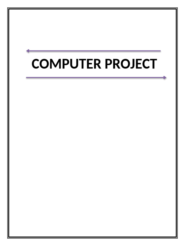 Computer Project Class 4 Pdf Microsoft Word Cursor User Interface
