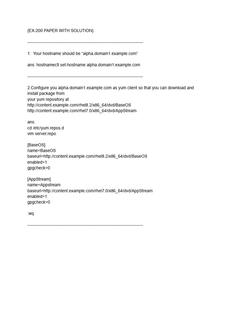 Ex-200 Paper With Solution | PDF | World Wide Web | Internet & Web