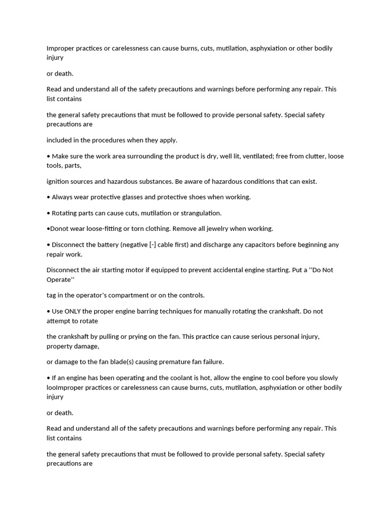 Improper Practices or Carelessness Can Cause Burns | PDF | Safety