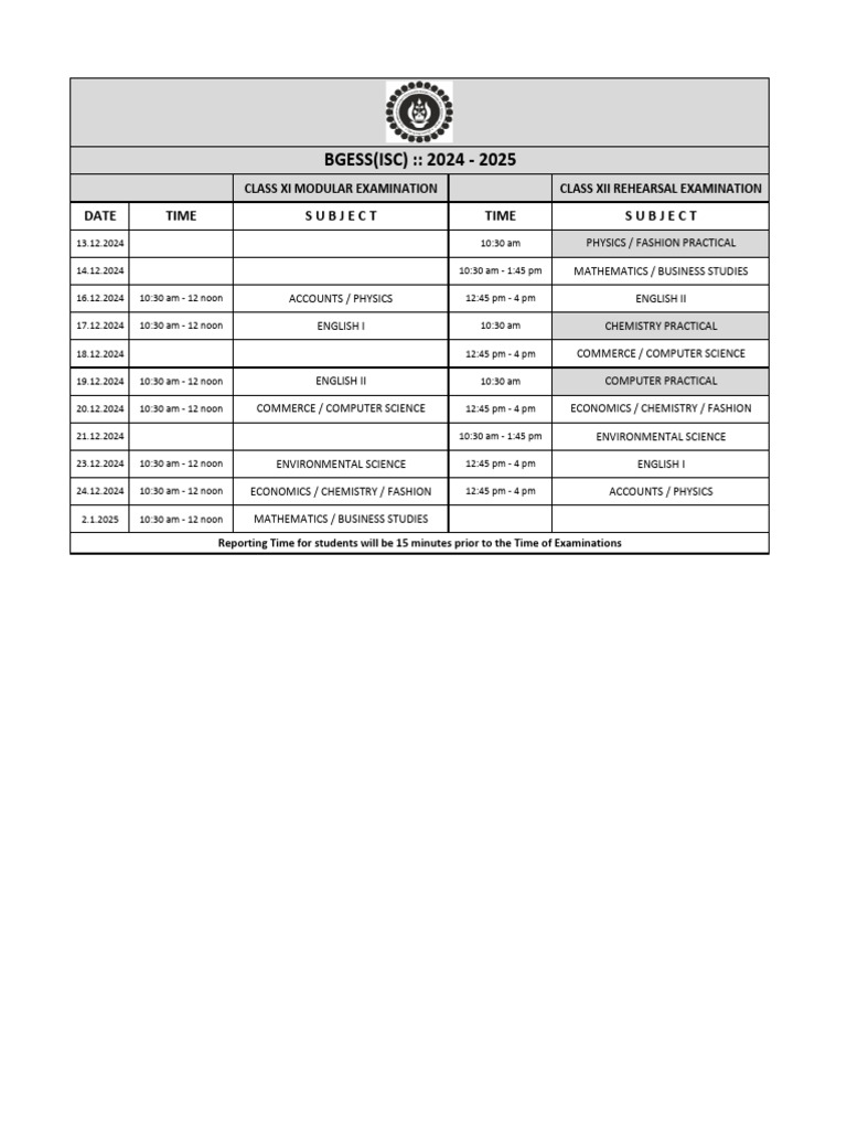 CLASS XII SELECTION & XI Dec Mod Test 2024 | PDF
