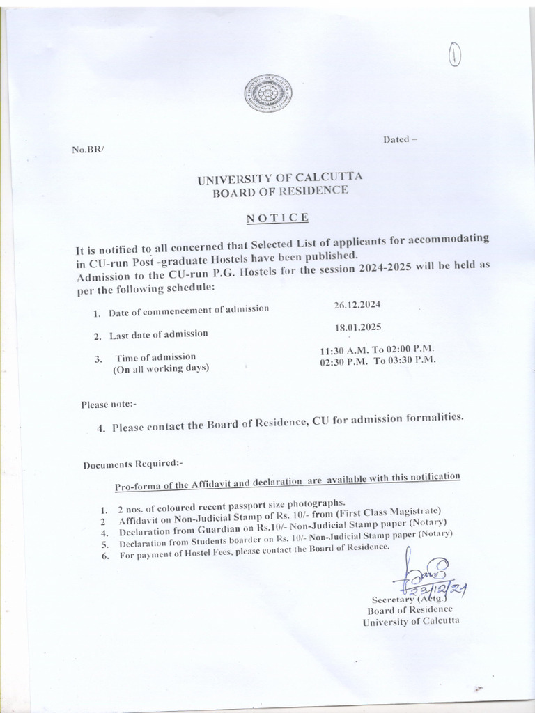 List Male BoR 2024 | PDF