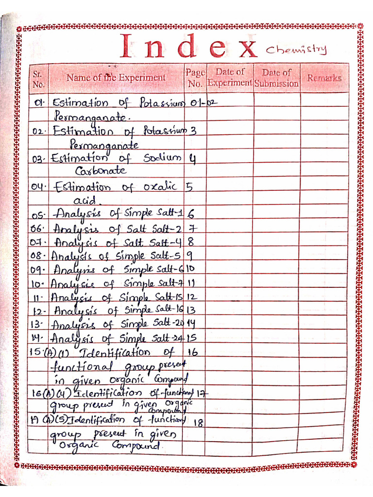 Open Inter Chemistry Record | PDF