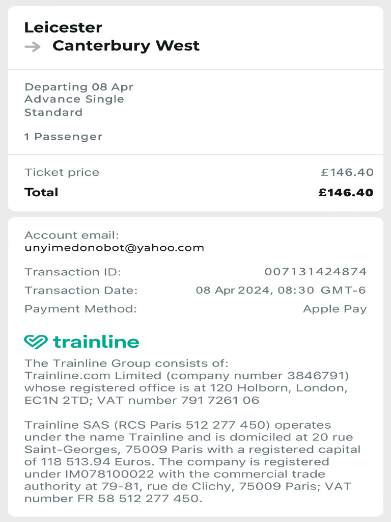 Trainline 08 | PDF