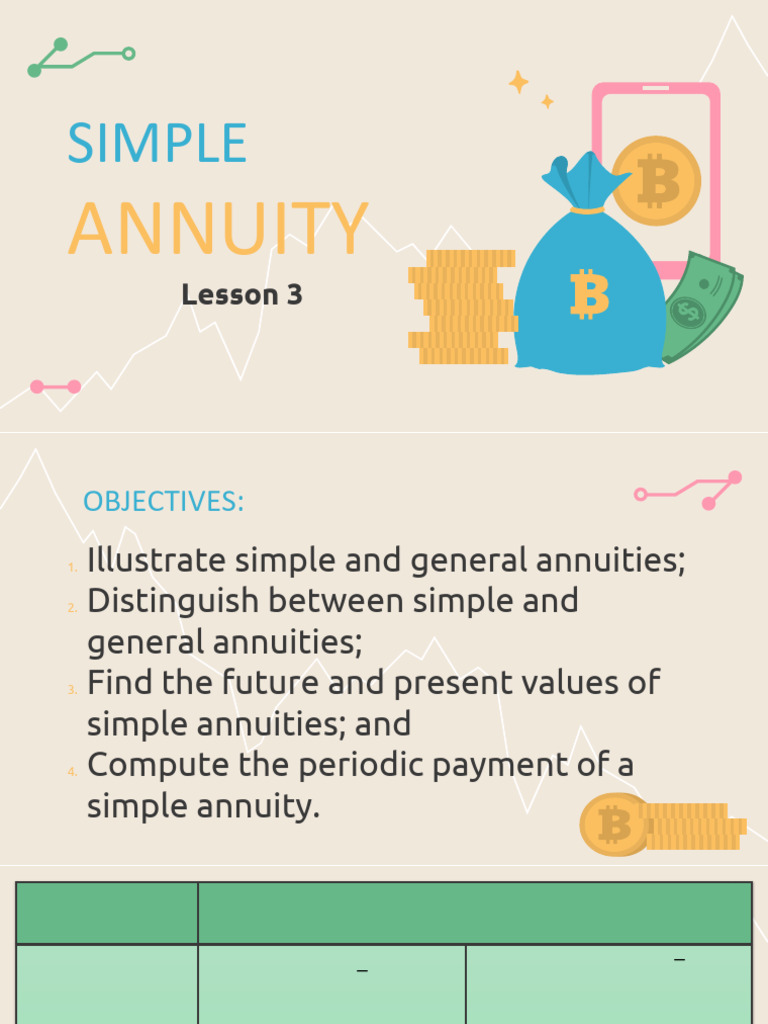 Lesson 3 Simple Annuity and General Annuity | PDF | Present Value | Interest