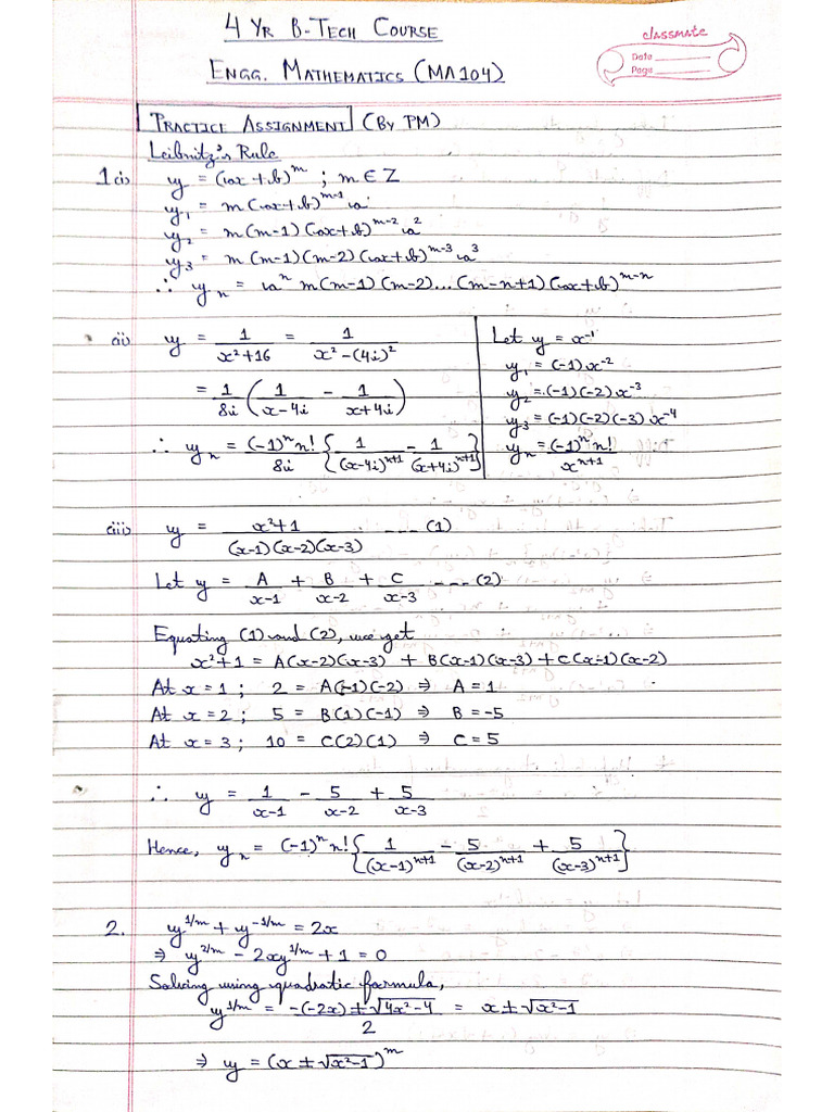 Assignment1 Soln PM | PDF