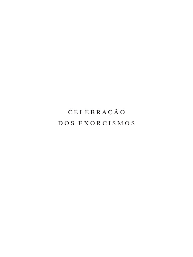 Rito Do Exorcismo | PDF