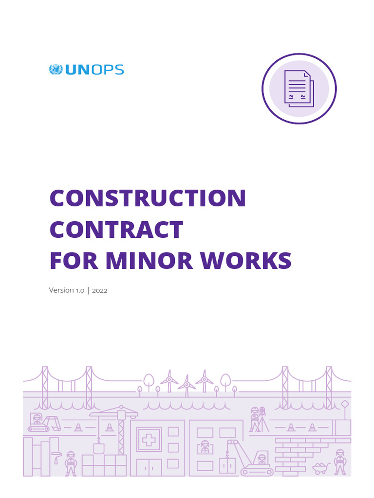 Construction Contract For Minor Works | PDF | Private Law | Business Law