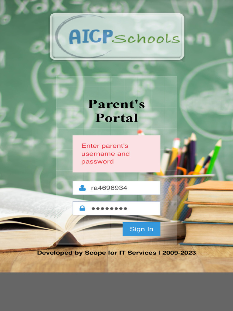 AICP Schools Login | PDF