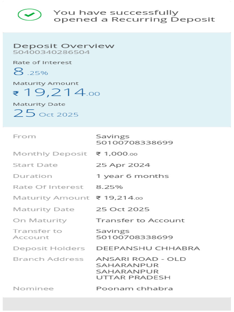 Open Deposits - 25042024 | PDF